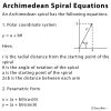 Archimedean Spiral: Definition, Equations, and Applications
